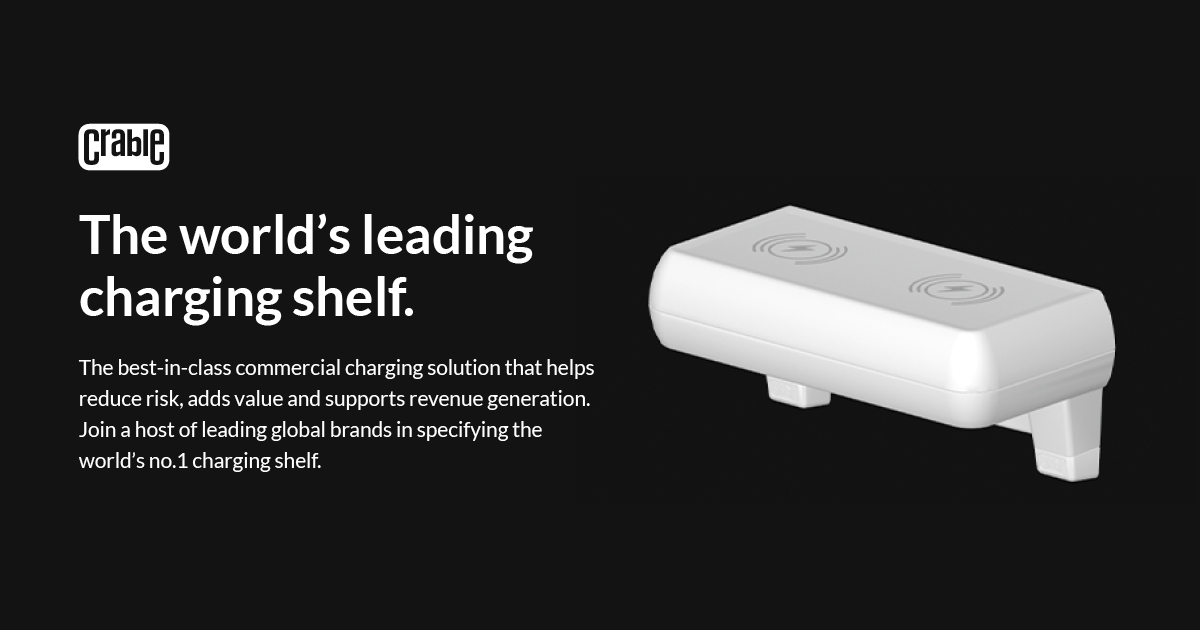 The World's Leading Wireless Charging Shelf | Crable
