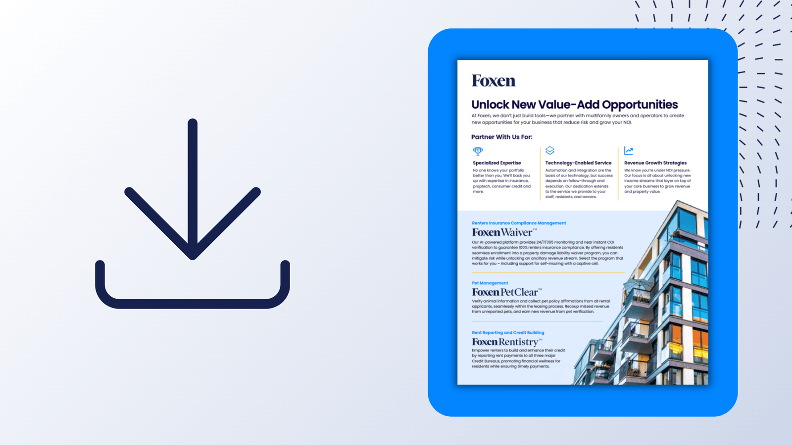 Foxen | Renters Insurance Compliance + Rent Reporting Platform