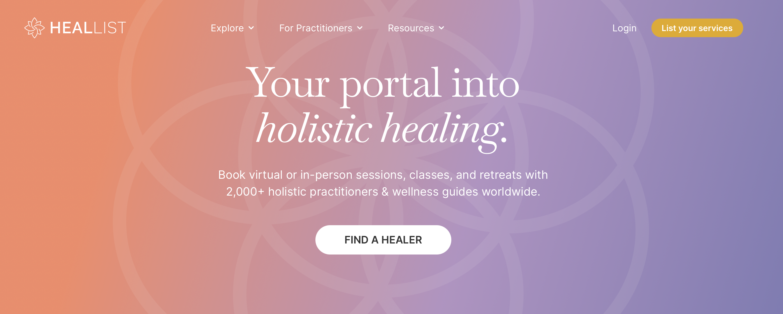 Holistic Healing Modalities | Heallist Resource Guide