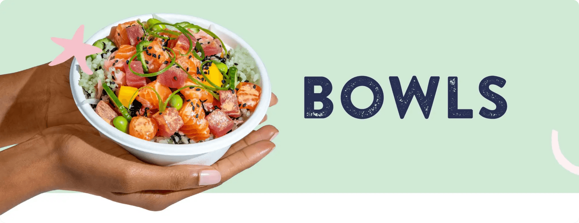 Poke Bowl Menu - Vegetarian and Vegan Friendly - Sweetfin