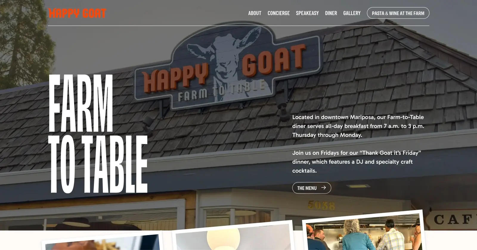 Diner | Happy Goat