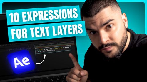 STEAL these 10 text expressions for perfect After Effects templates