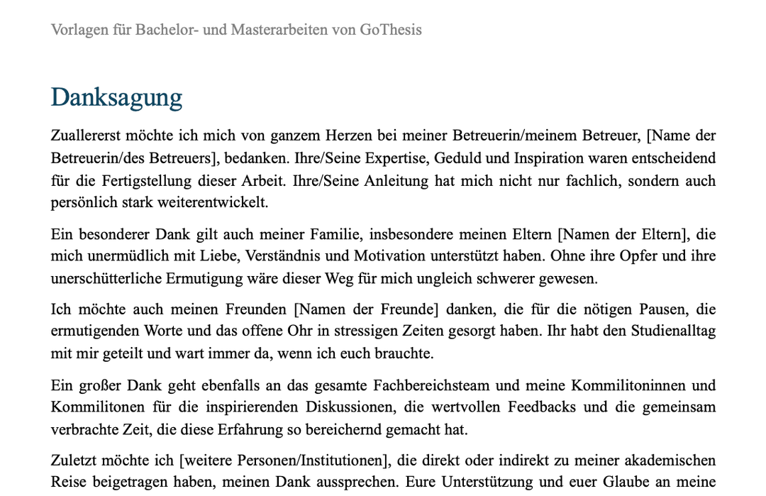 Kostenlose Vorlagen: Bachelorarbeit & Masterarbeit