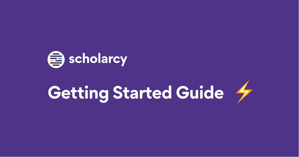 Scholarcy - Getting Started Guide