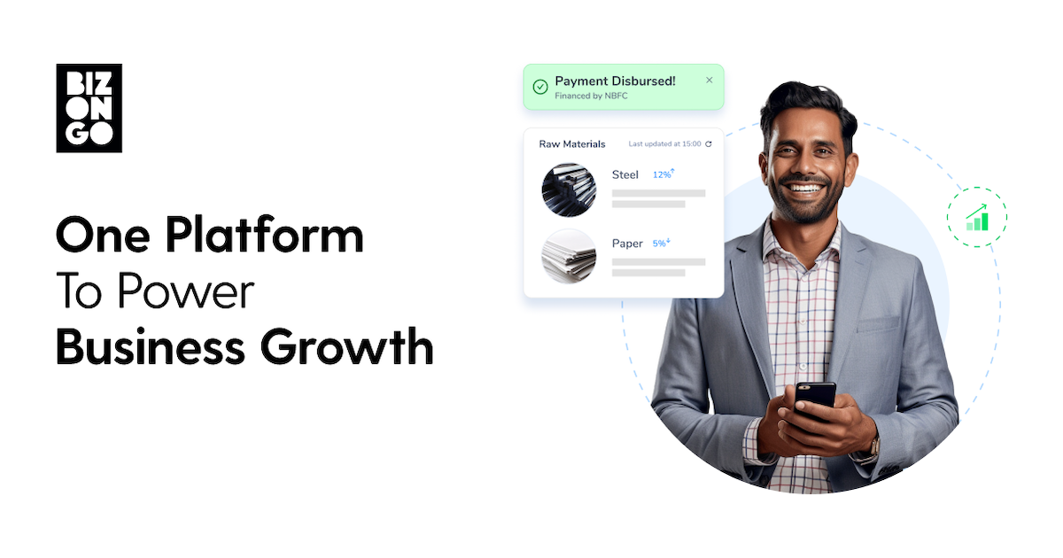 Bizongo Vendor Digitization Platform Embedded Financing