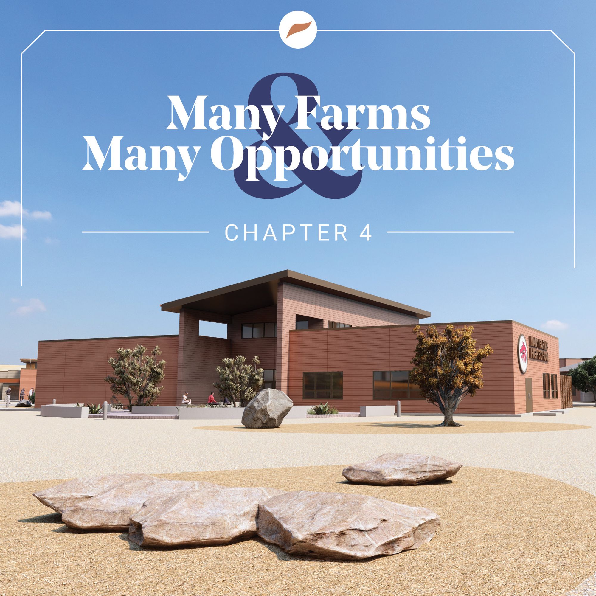 Ground Breaks on Many Farms High School, One Year Following Design ...