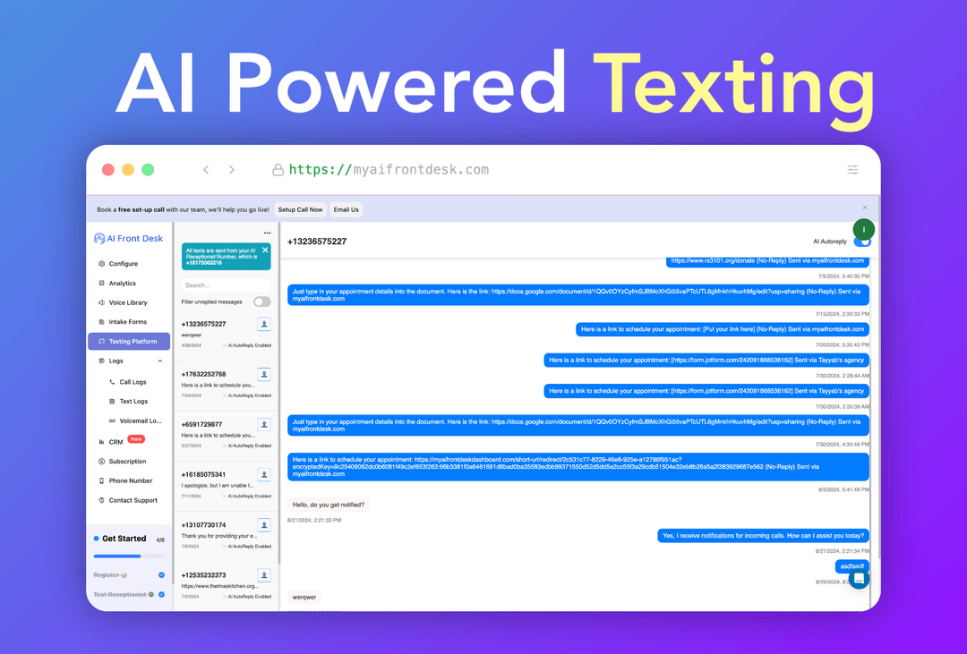 Frontdesk | AI Phone Receptionist for Busy Businesses