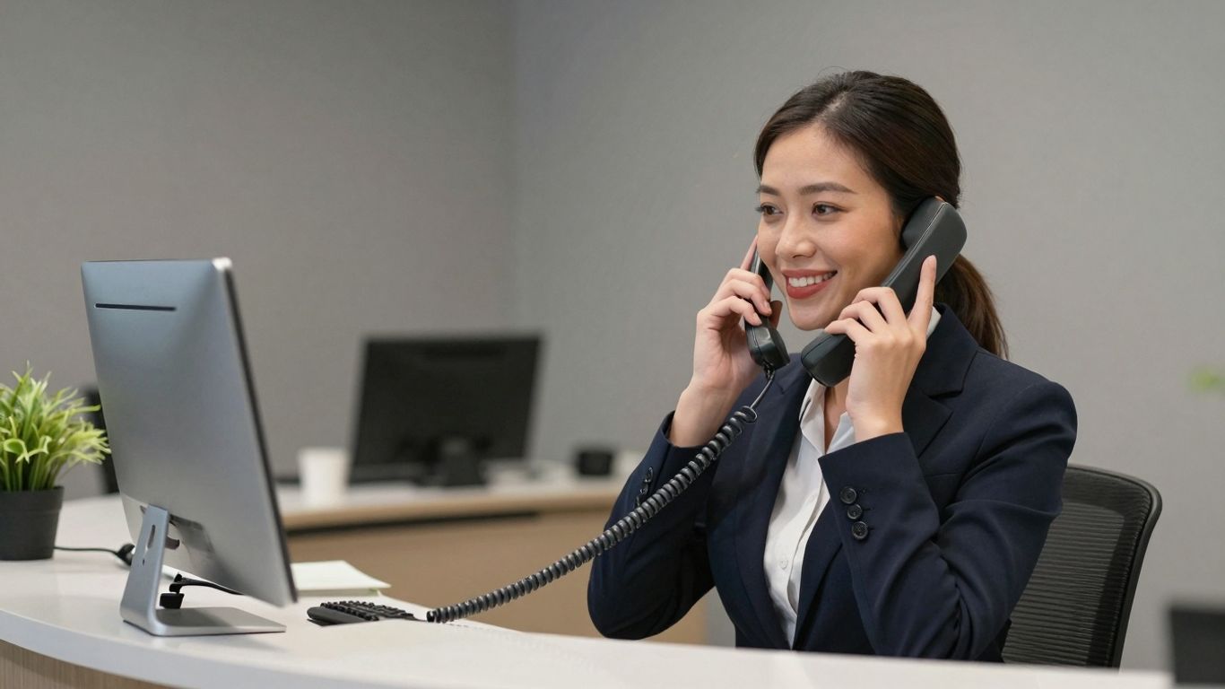 Mastering the Art of the Receptionist Talking on the Phone: Essential ...