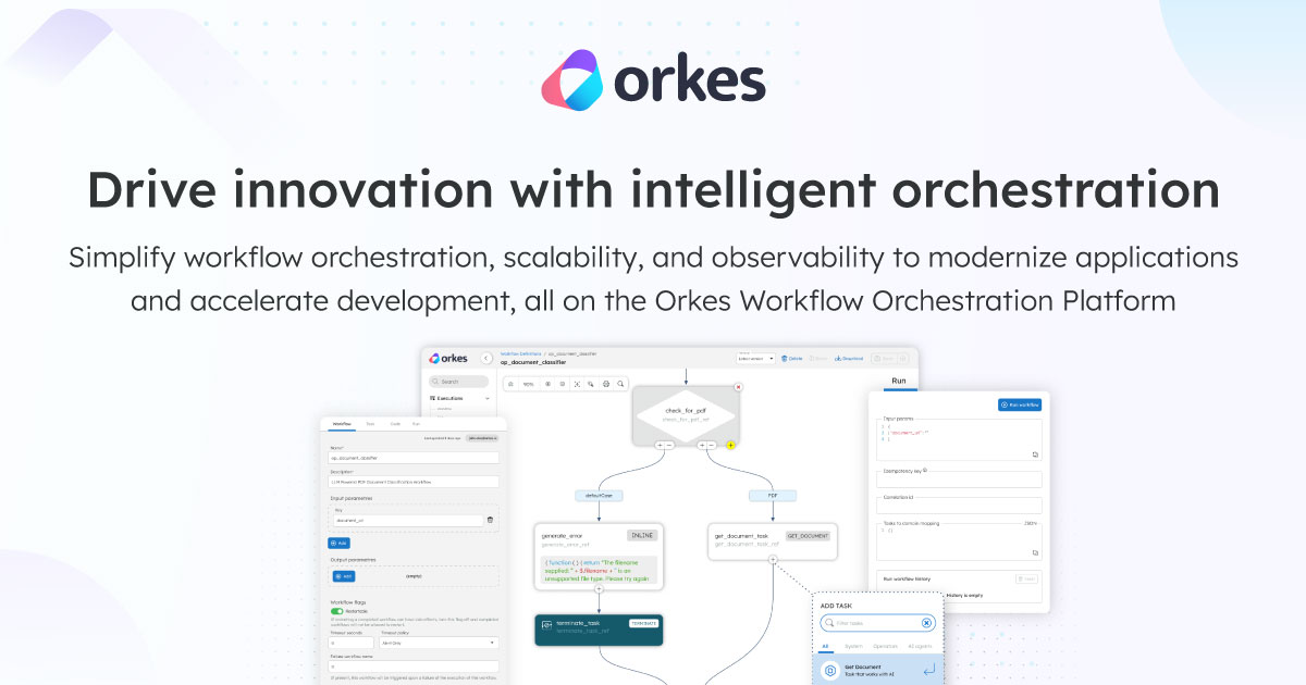 Modern Workflow Orchestration Platform Orkes