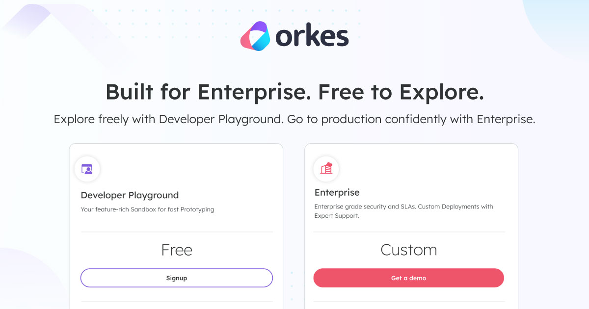 Orkes Pricing Page