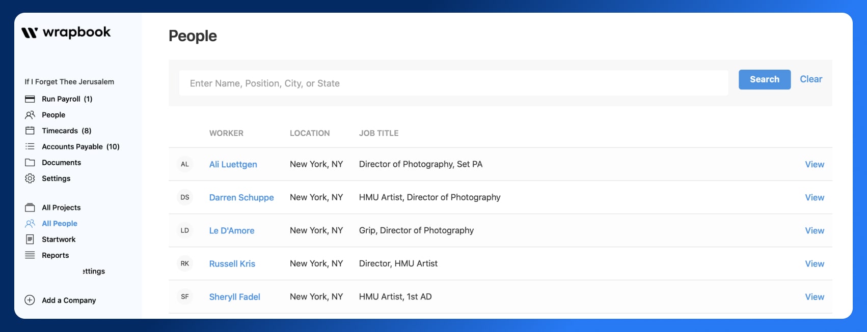 The Last Film Crew List Template You'll Ever Need | Wrapbook
