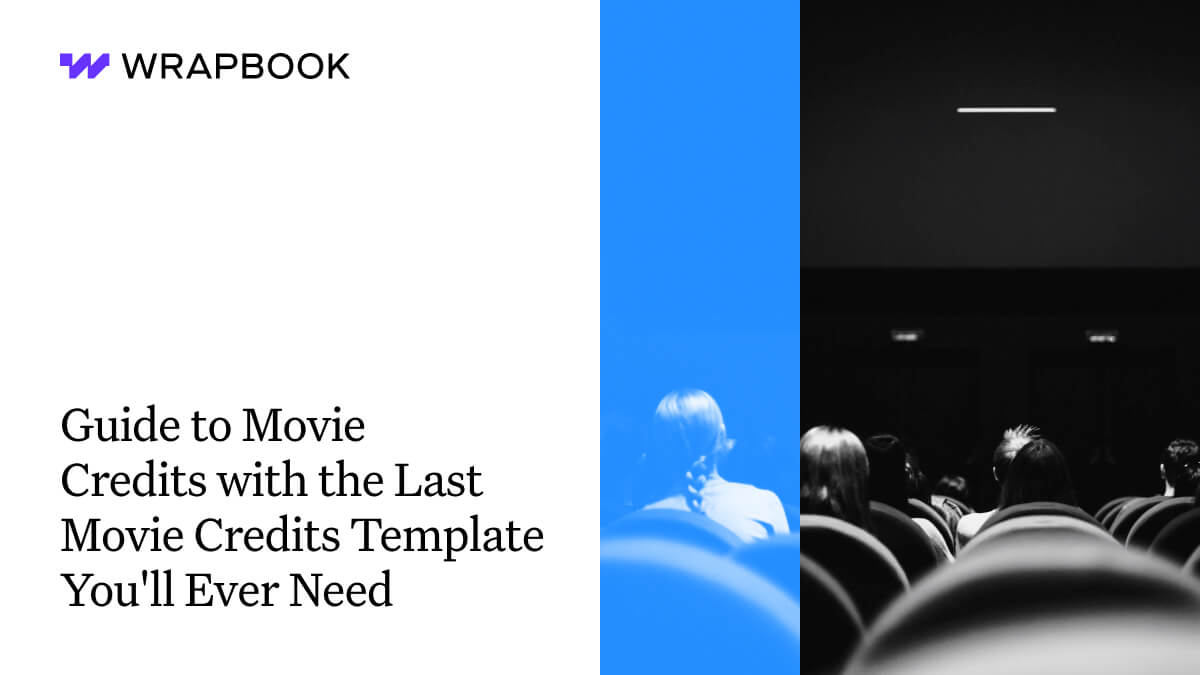The Last Movie Credits Template You'll Ever Need | Wrapbook