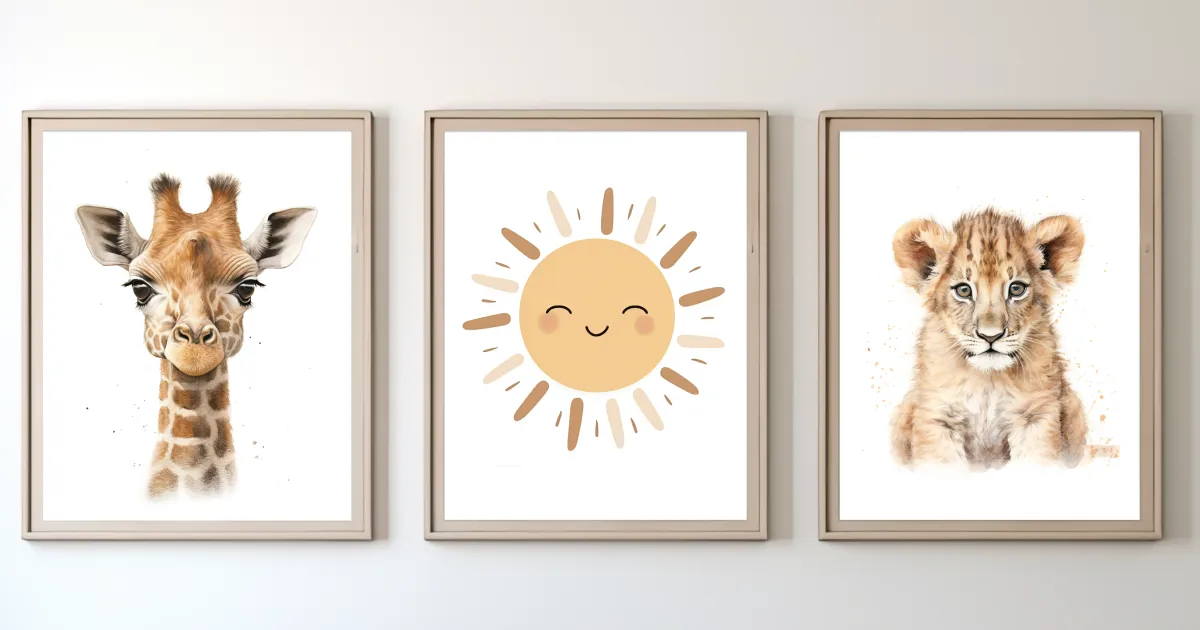 Nursery Prints | Shop Digital Nursery Wall Art Prints & Posters