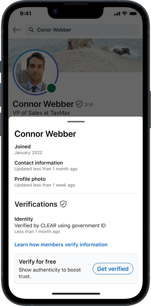 LinkedIn Identity Verification - CLEAR Verified | CLEAR