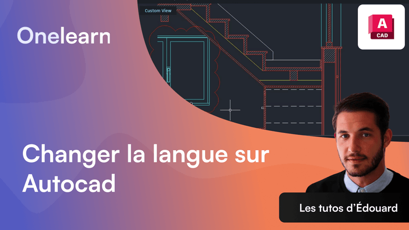 Comment changer la langue sur autocad