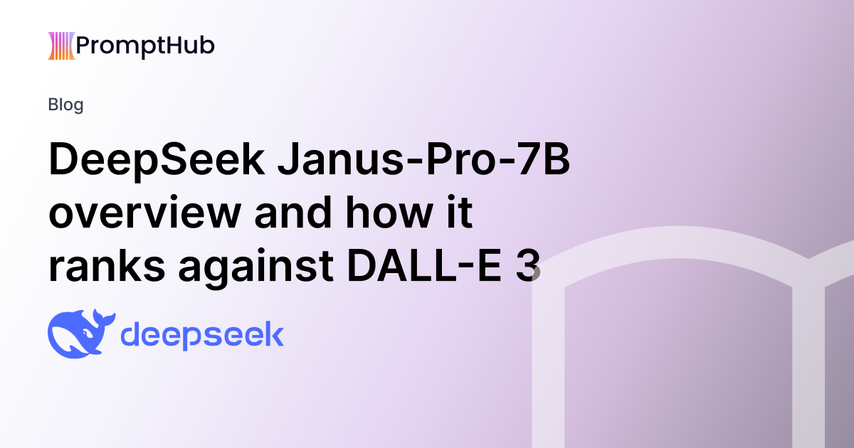 DeepSeek Janus-Pro-7B Model Overview and How it Ranks Against DALL-E 3