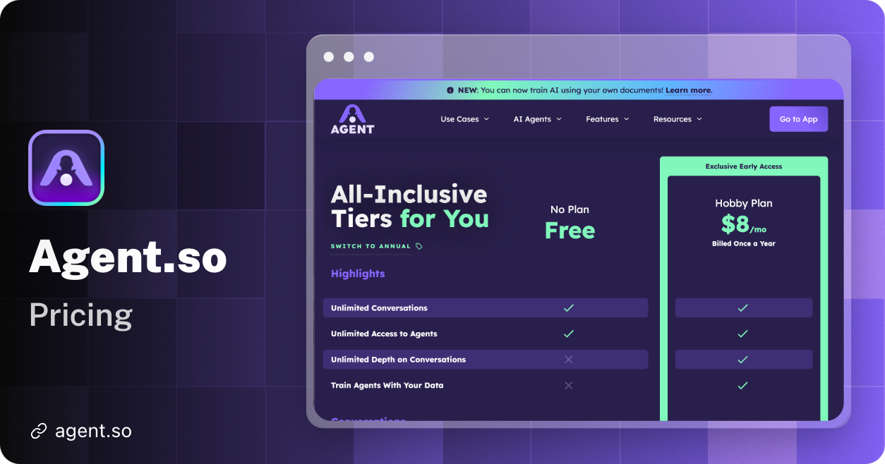 Affordable AI Solutions | Agent.so