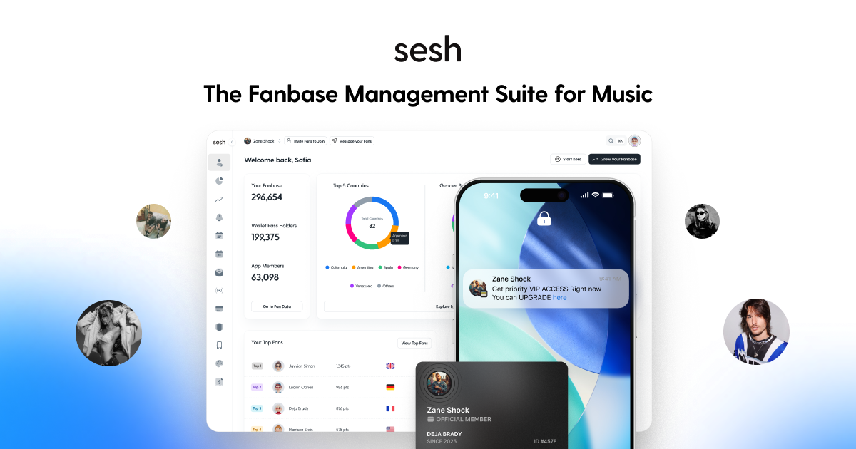 sesh | Download the app and connect with your music communities