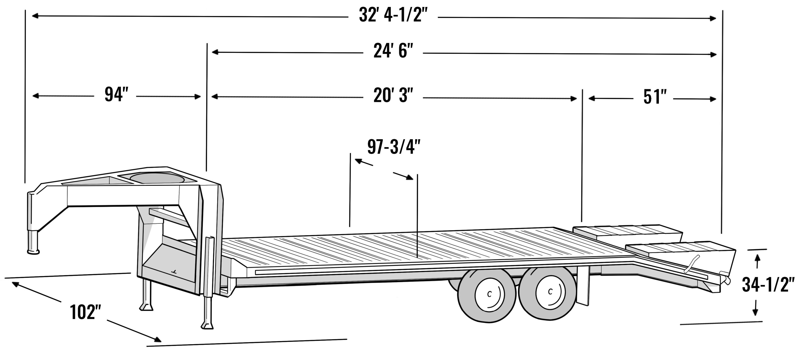 16K Gooseneck Equipment Trailers | MH Eby