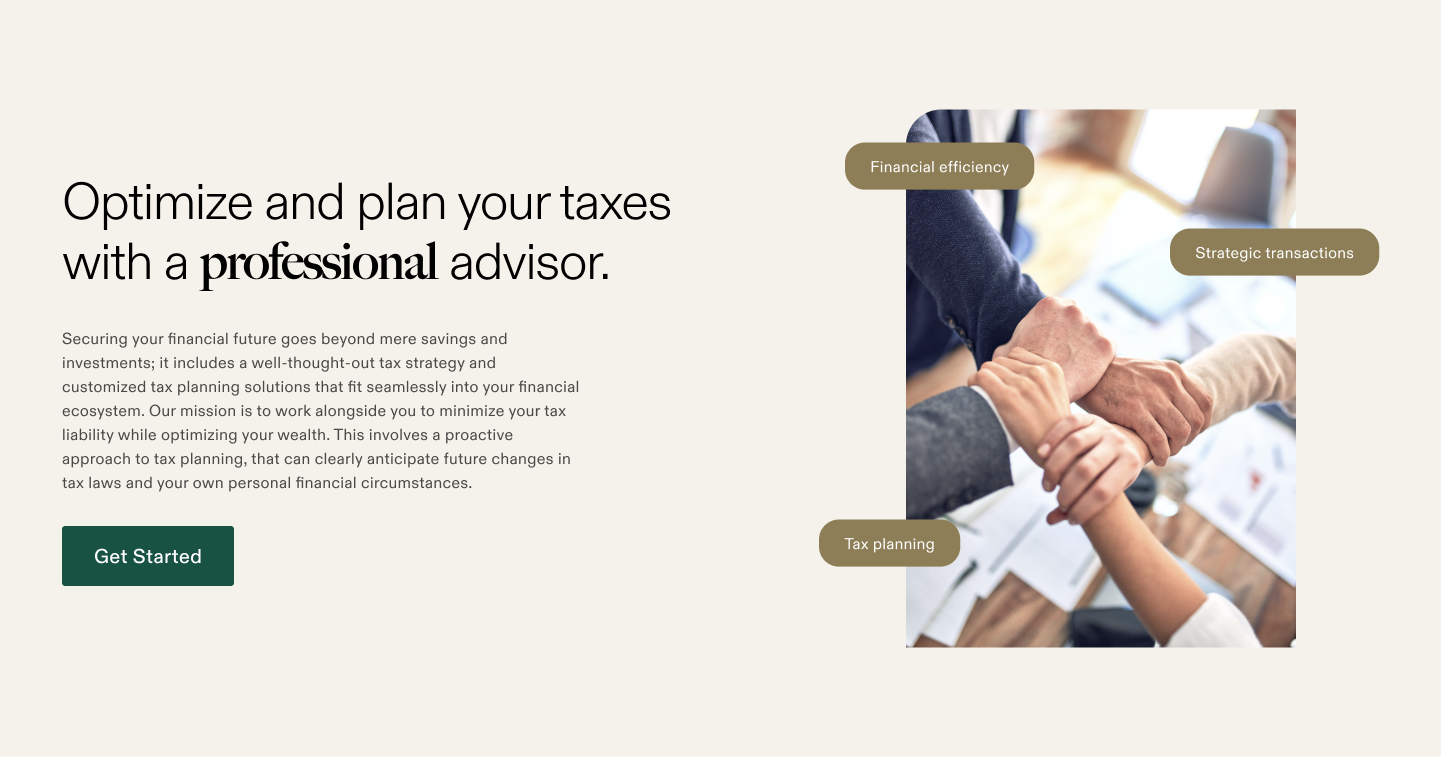 Robust Tax Planning and Optimization Services | Savvy