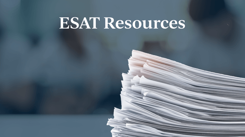 Which Past Papers Should I Use for ESAT?