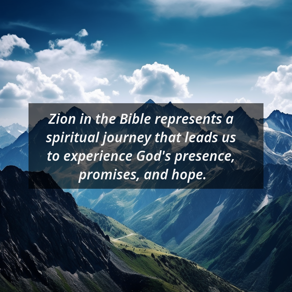 Zion in the Bible | Important Lessons from Their Life