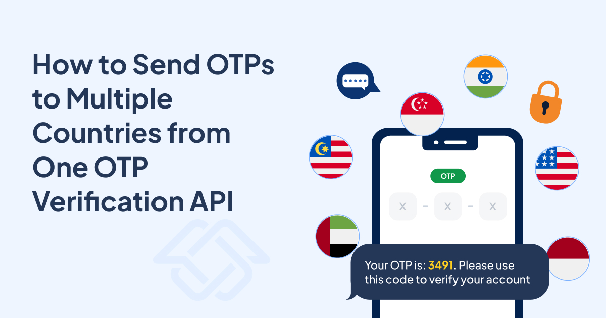How to Send OTPs to Multiple Countries from One OTP Verification API ...