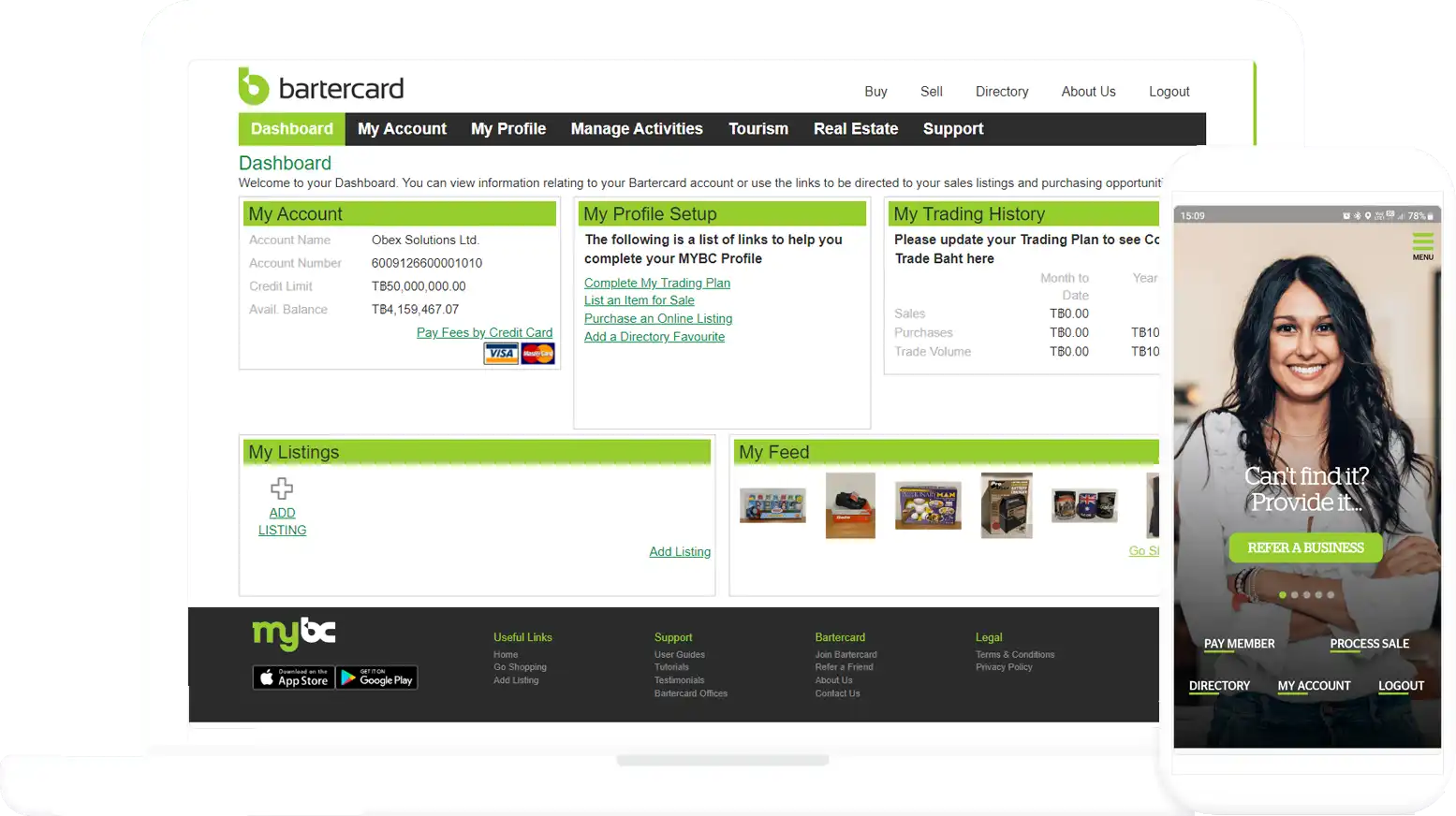 Barter Connect Mobile App