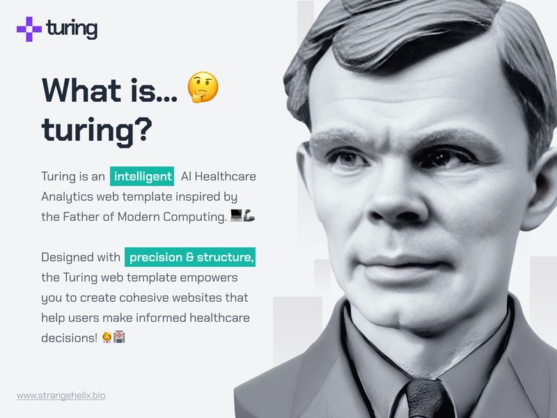 strangehelix.bio | Product | turing: AI Smart Healthcare Website