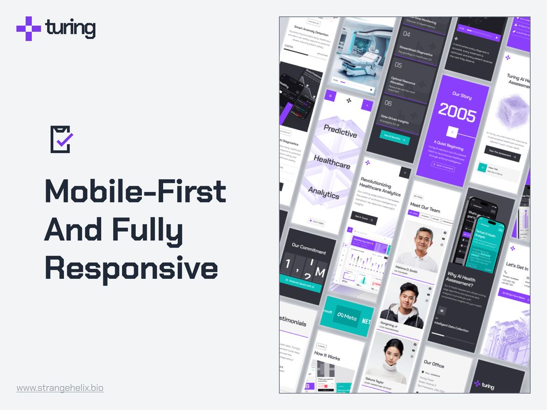 strangehelix.bio | Product | turing: AI Smart Healthcare Website