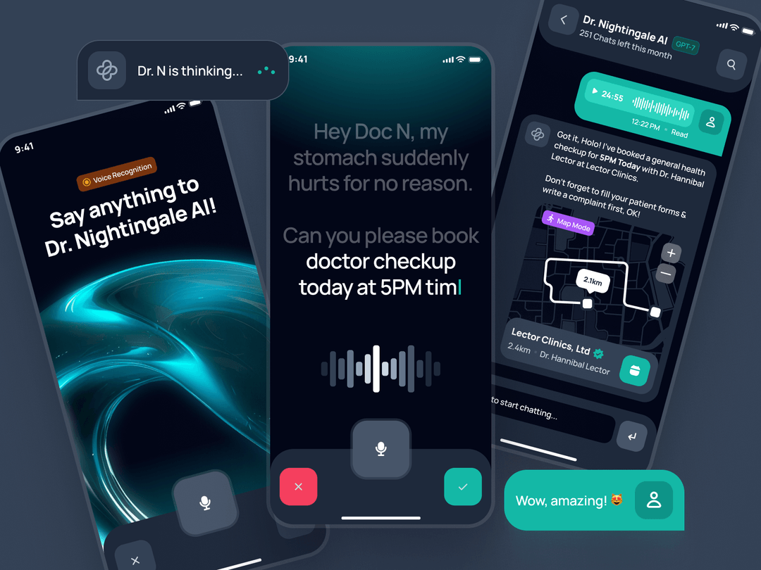strangehelix.bio | Product | nightingale UI Kit: AI Medical & E ...