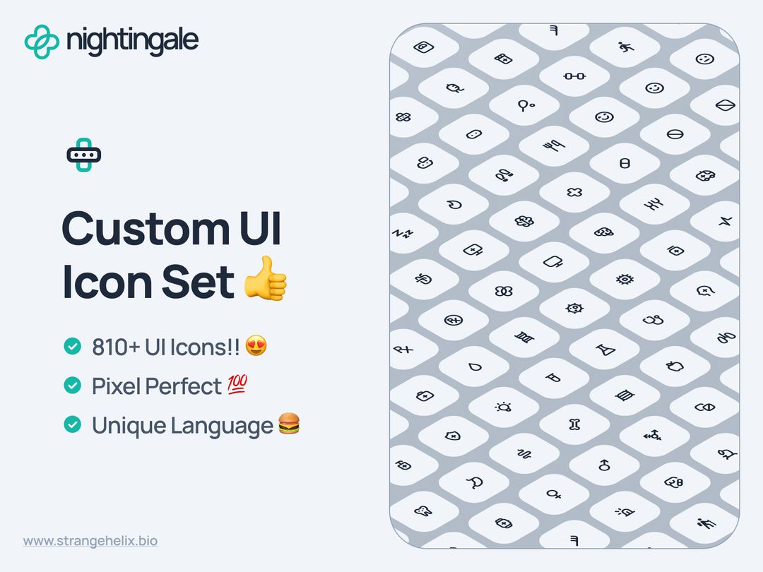 strangehelix.bio | Product | nightingale UI Kit: AI Medical & E ...