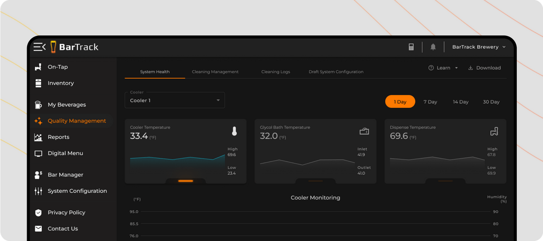 BarTrack | Sensor-Enabled Beverage Quality Management System