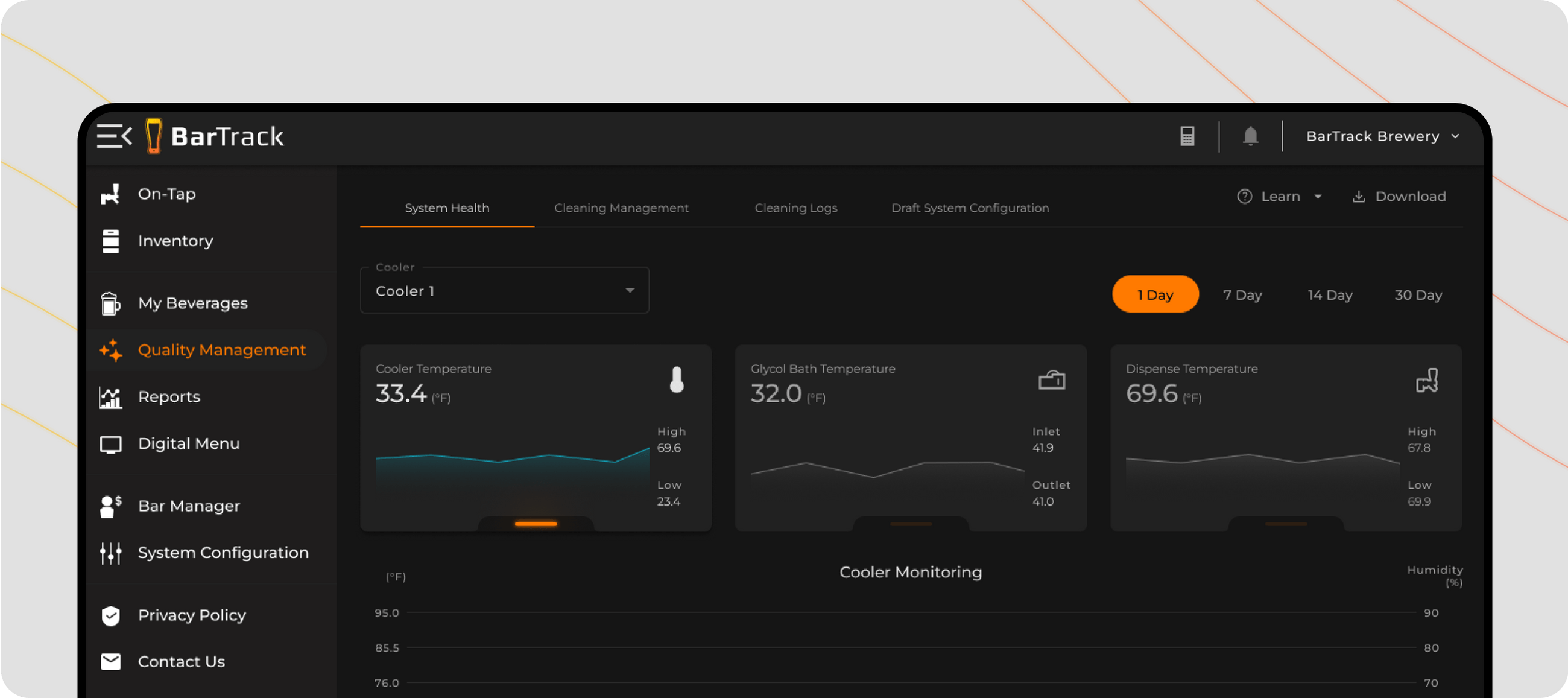 BarTrack | Sensor-Enabled Beverage Quality Management System