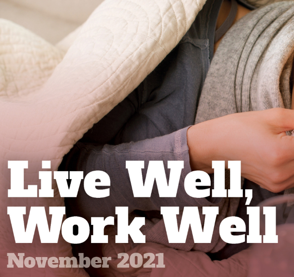 Live Well, Work Well Newsletter – November 2021 - KRGinsure - Newsletter