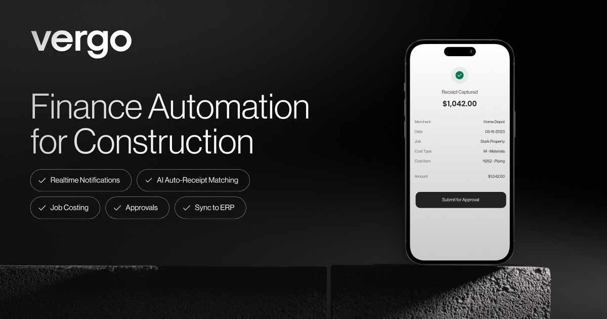 Accounting & Finance Automation for Construction Teams | Vergo AI