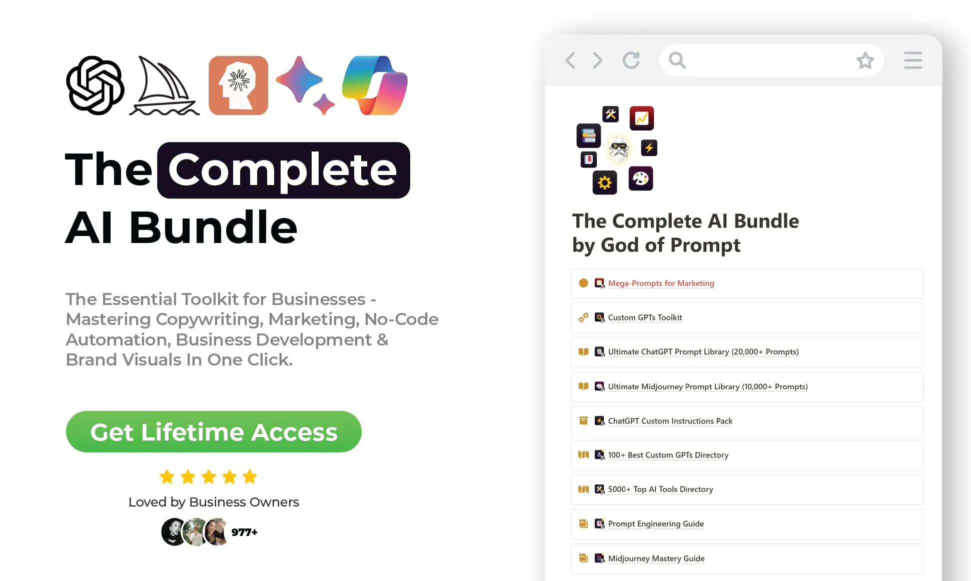 The Complete AI Bundle - God of Prompt
