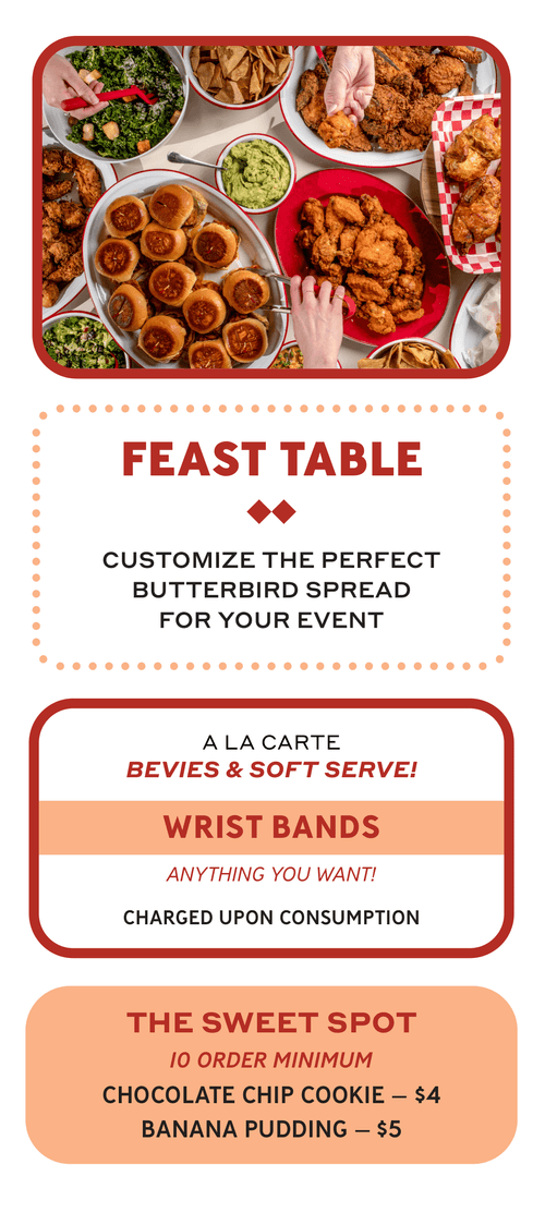 Butterbird - Parties & Catering