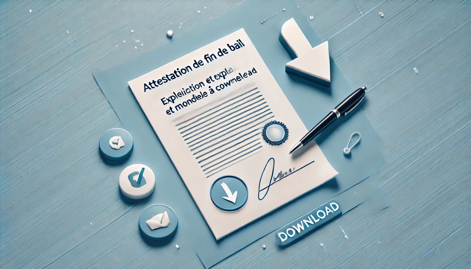 Attestation de fin de bail : explication et modèle à télécharger