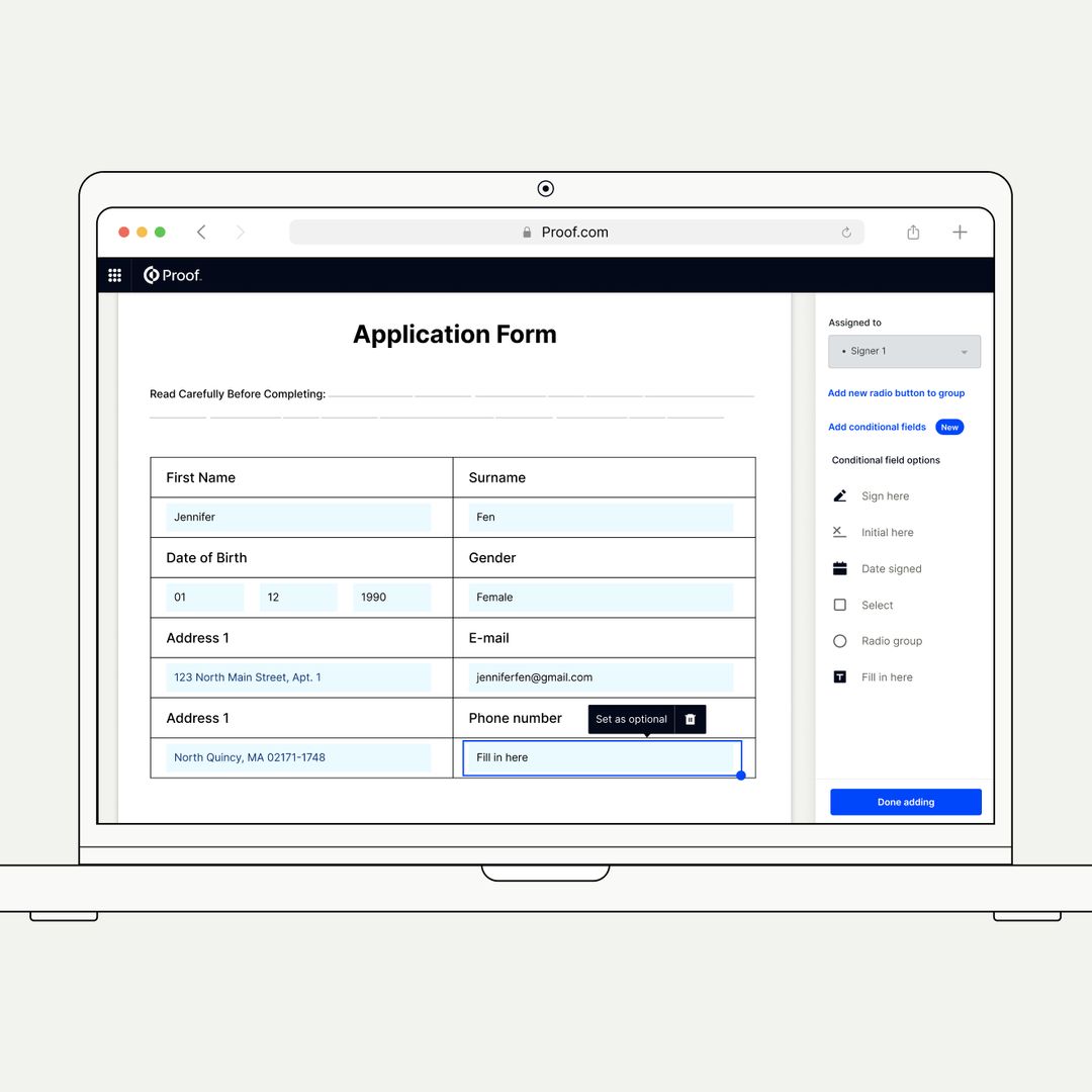 Products - Sign | Proof