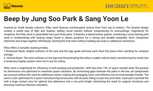 Layer Logic Design Competition by Makelab x IDC 2025