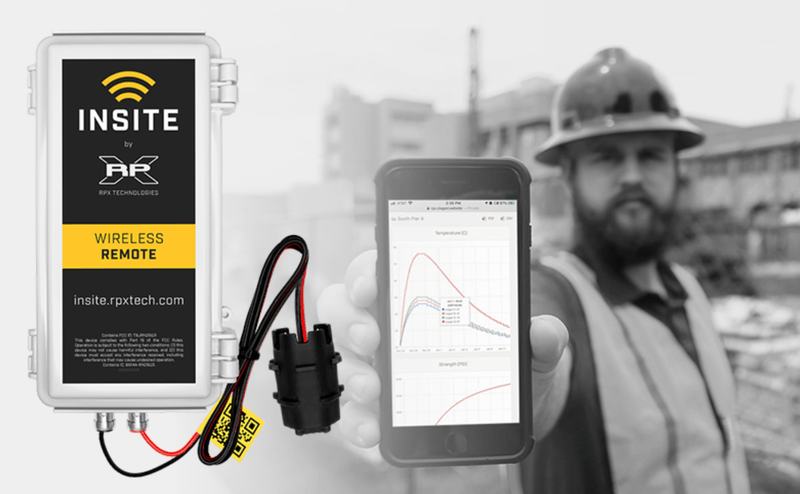 PCTE - INSITE - Concrete Temperature and Strength Sensors