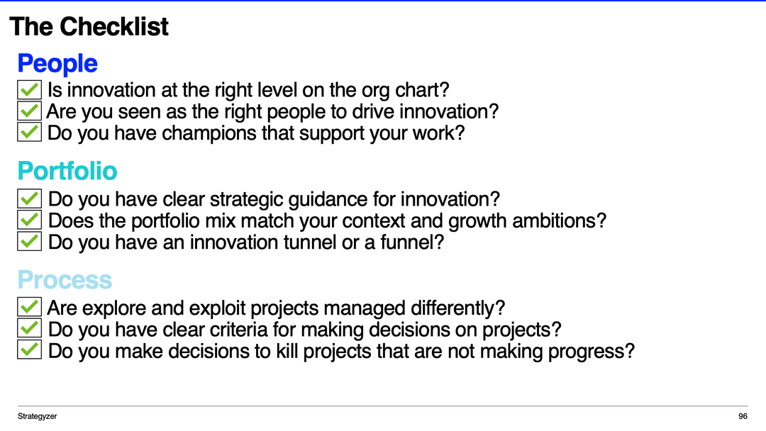 Innovation Leader's Checklist: Essential Elements for Driving Growth ...