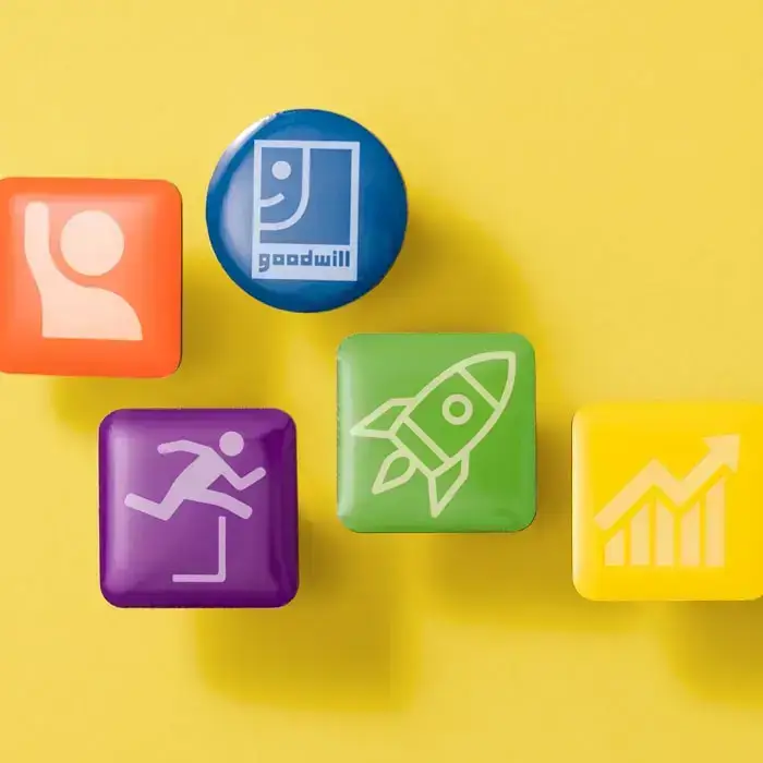 Photo Dome Pins - Offset Printed Lapel Pins | PinProsPlus