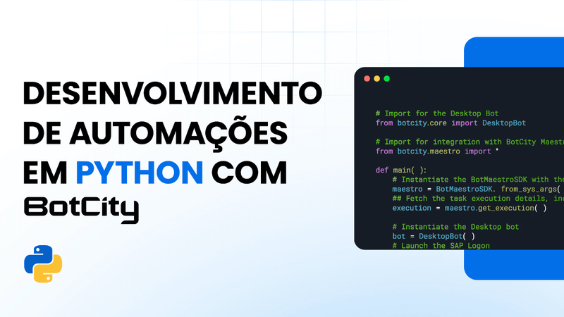 BotCity | Python RPA Software and Intelligent Automation Orchestrator