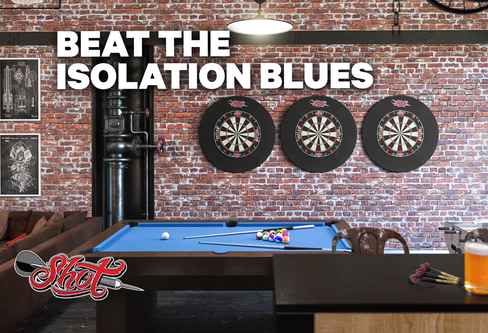 How to set up a dart lane at home | Shot Darts