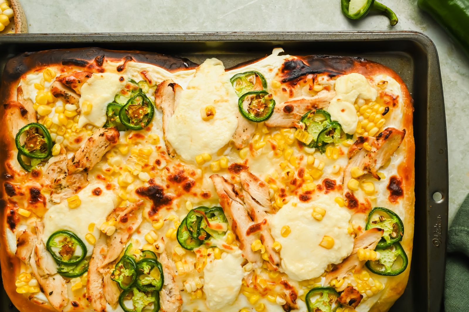 Corn, Ricotta, Hot Honey Pizza | Moves