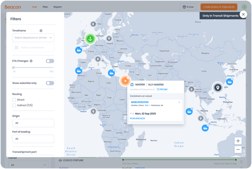 Turkon Container Tracking | Beacon