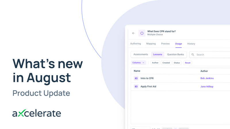 aXcelerate Training Management