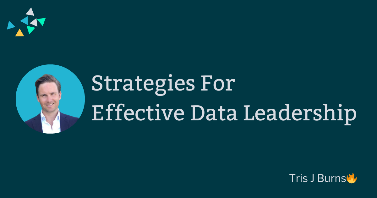 Tris J Burns | Maximise The Potential of Your Data Career